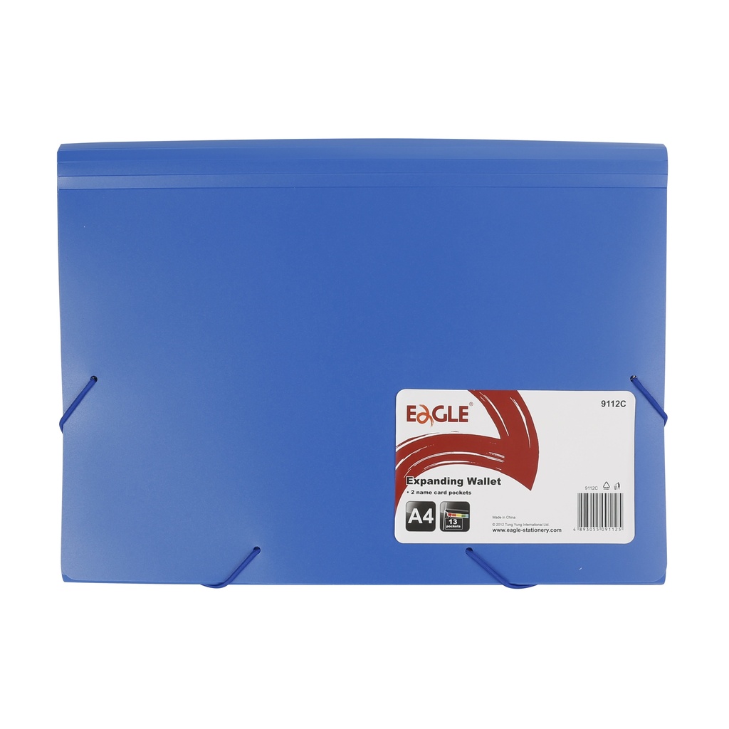 Mapa cu burduf si 12 separatoare, cu elastic, A4, EAGLE 9112C OC ...